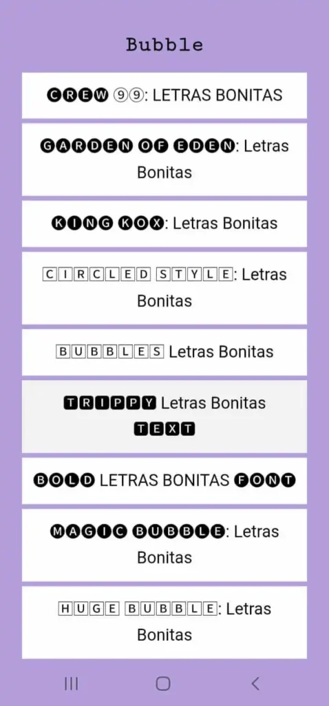 Letras Burbujas – Crea Textos Divertidos Y Lindos En Línea